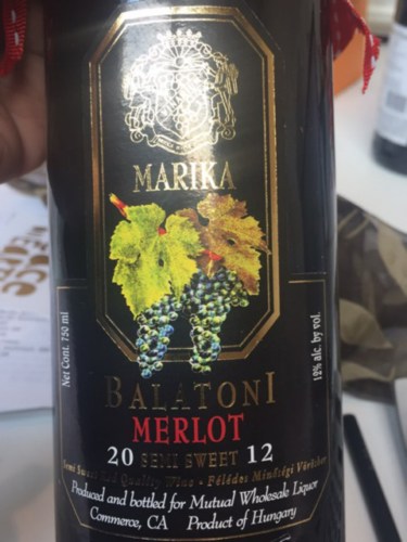 2012 Marika Balatoni Merlot Semi-Sweet | Vivino US
