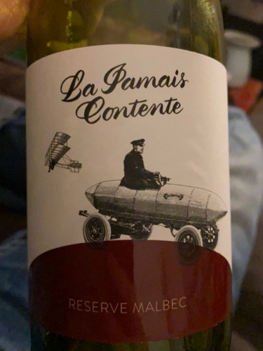 La Jamais Contente Reserve Malbec | Vivino US