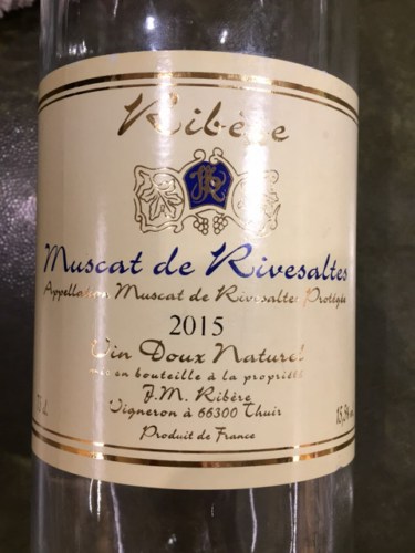 Ribère Muscat de Rivesaltes Vin Doux Naturel | Vivino US