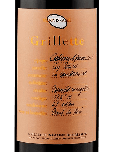 Grillette Vernissage Cabernet Franc | Vivino US