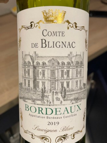 Les Vignerons de Tutiac Comte de Blignac Bordeaux Sauvignon Blanc | Vivino US