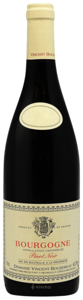 Vincent Bouzereau Bourgogne Pinot Noir | Vivino Canada