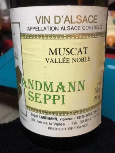 Seppi Landmann Vallée Noble Muscat | Vivino US