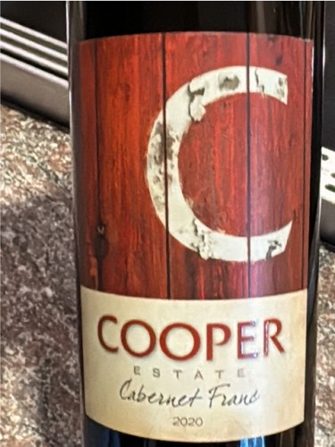 2020 Cooper Wine Estate Cabernet Franc | Vivino US