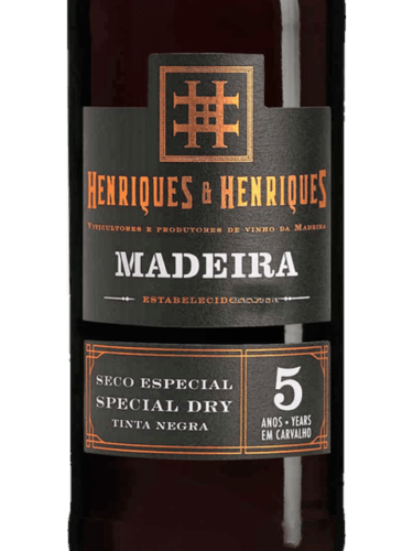 Henriques & Henriques 5 Years Old Seco Especial Special Dry Tinta Negra ...