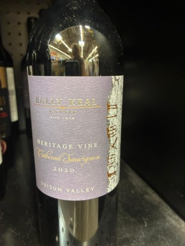 Bally Keal Estate Heritage Vine Cabernet Sauvignon | Vivino English