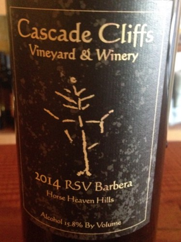 Cascade Cliffs RSV Barbera | Vivino English