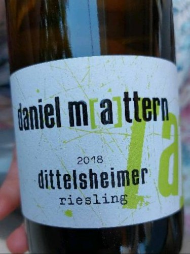2016 Daniel Mattern Dittelsheimer Riesling | Vivino US