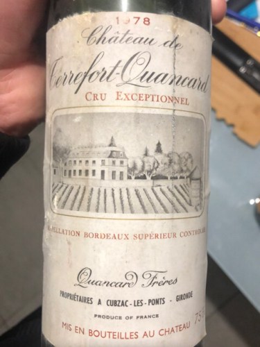 Quancard Freres Château de Terrefort Quancard Cru Exceptionnel | Vivino