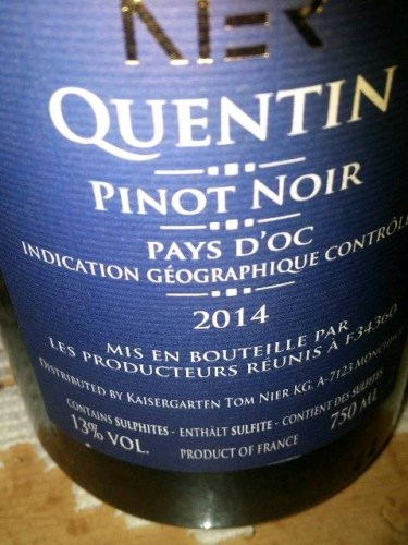 Nier Fine Wines Quentin Pinot Noir | Vivino Canada