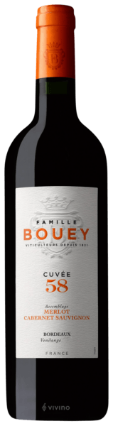 Maison Bouey Famille Bouey Cuvée 58 Bordeaux Merlot - Cabernet ...