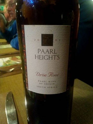 2003 Paarl Heights Droë Rooi | Vivino US
