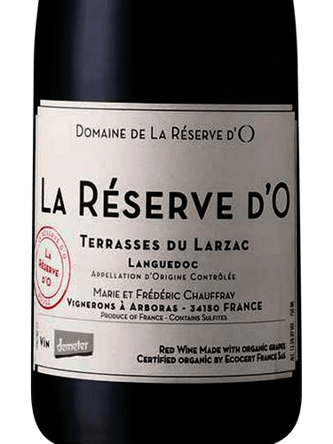 2016 Domaine de la Réserve d'O La Réserve d’O Rouge | Vivino US