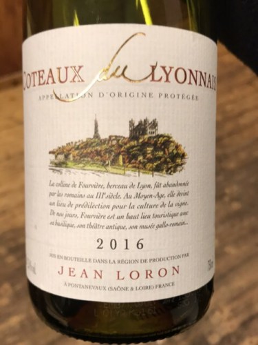 Jean Loron Coteaux du Lyonnais | Vivino English