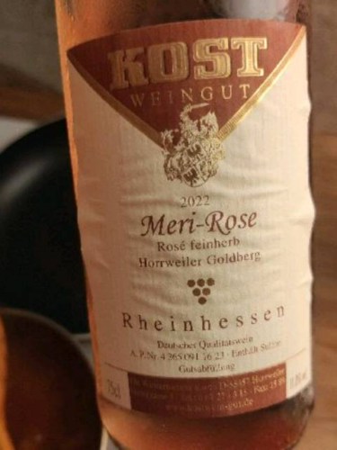 Kost Horrweiler Goldberg Meri-Rose Feinherb | Vivino US