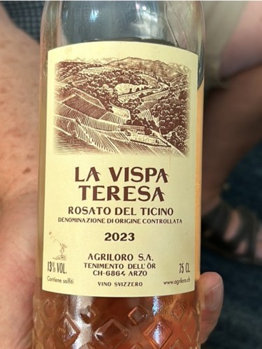 Agriloro La Vispa Teresa Rosato del Ticino | Vivino Australia