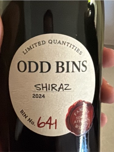 Odd Bins Bin No. 641 Shiraz | Vivino English