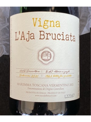 Rocca delle Macìe Vigna L'aja Bruciata | Vivino US