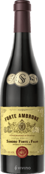 Sandro Forte e Figlio Forte Ambrone Rosso d'Italia | Vivino English