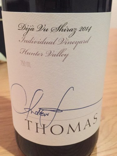 Thomas Individual Vineyard Déjà Vu Shiraz | Vivino US