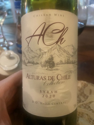 Alturas de Chile Syrah | Vivino Singapura
