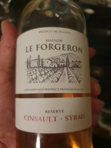 Maison le Forgeron Reserve Cinsault - Syrah Rosé | Vivino US