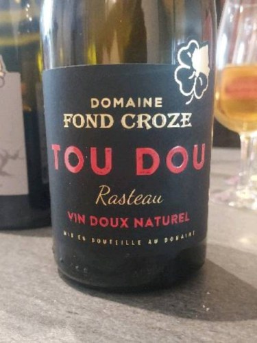 Domaine Fond Croze Tou Dou Rasteau Vin Doux Naturel | Vivino US