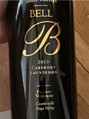 Bell Wine Cellars Faniani Vineyard Cabernet Sauvignon | Vivino English
