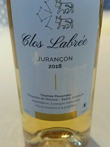 2018 Clos Labrée Jurancon | Vivino US