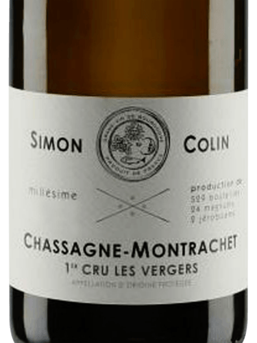 Simon Colin Chassagne-Montrachet 1er Cru 'Les Vergers' | Vivino US