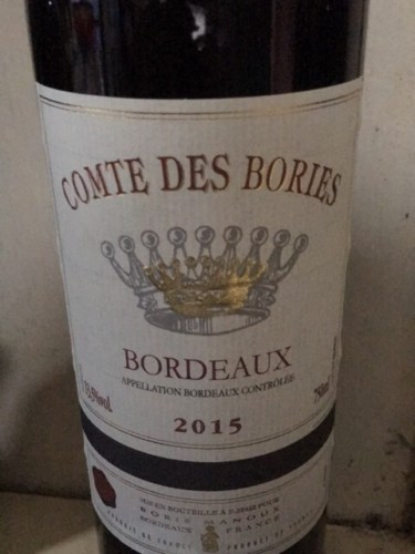 2015 Borie Manoux Comte des Bories Grande Réserve Bordeaux | Vivino US