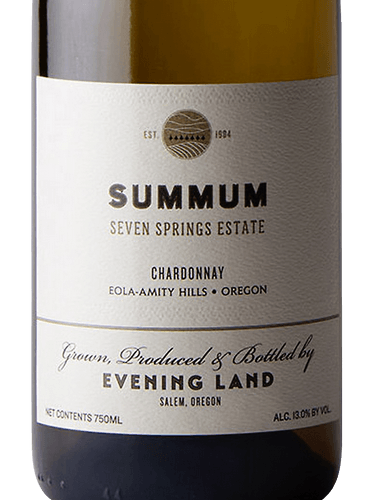 Evening Land Summum Seven Springs Vineyard Chardonnay | Vivino US