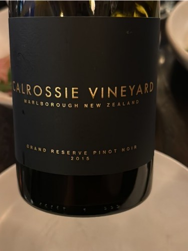 Calrossie Vineyard Grand Reserve Pinot Noir | Vivino English