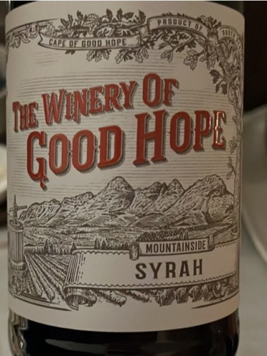 The Winery of Good Hope Mountainside Syrah | Vivino US