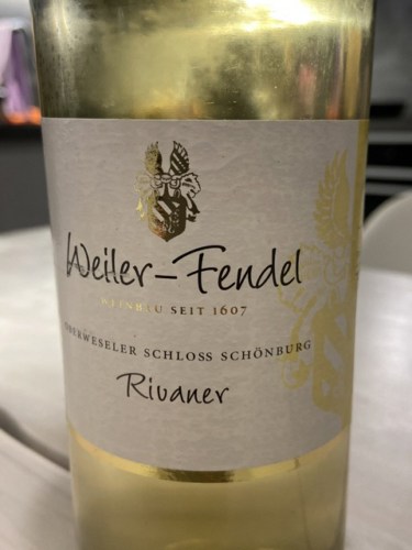Weingut Weiler Fendel Oberweseler Schloss Schönburg Rivaner | Vivino US