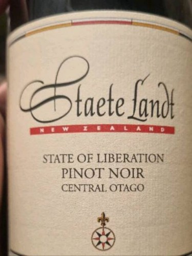 Staete Landt State of Liberation Pinot Noir | Vivino US