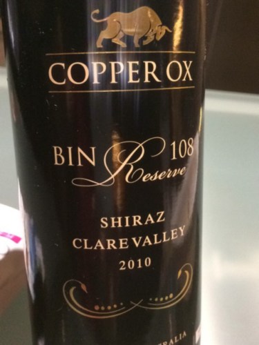 Copper Ox Bin Reserve 108 Clare Valley Shiraz | Vivino US