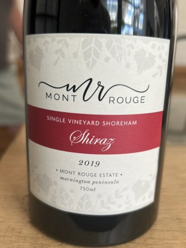 Mont Rouge Single Vineyard Shoreham Shiraz | Vivino US