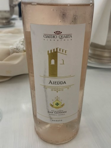 Claudio Quarta Villaggio San Giovanni Aiedda Rosato | Vivino US