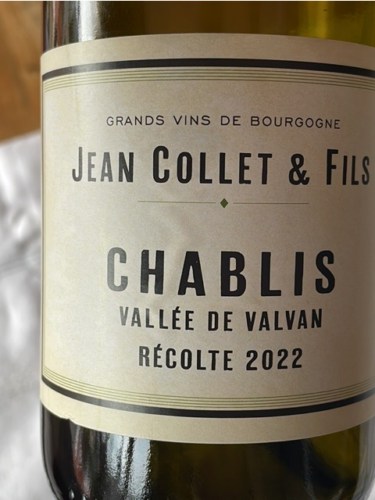 Domaine Jean Collet Chablis Vallée de Valvan | Vivino English