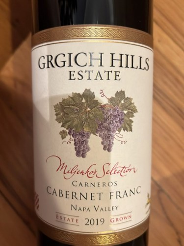 Grgich Hills Miljenko's Selection Cabernet Franc | Vivino US