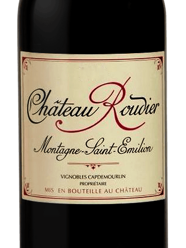 Château Roudier Montagne-Saint-Émilion | Vivino US