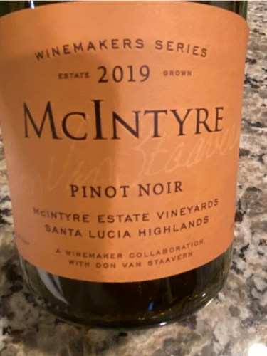 McIntyre Winemakers Series Pinot Noir | Vivino US