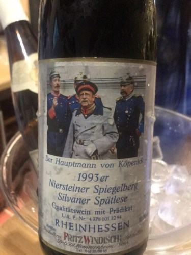 Fritz Windisch Niersteiner Spiegelberg Silvaner Spätlese | Vivino ...