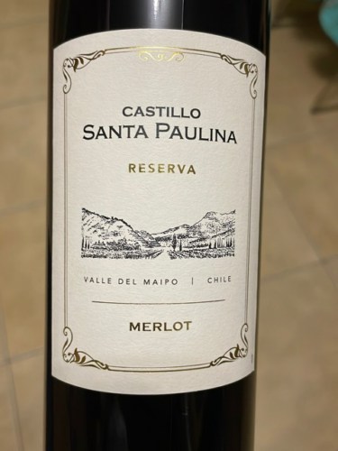 2021 Castillo Santa Paulina Reserva Merlot | Vivino US