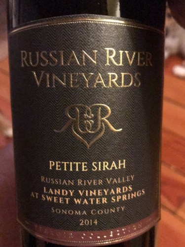Russian River Vineyards Terroir Collection Landy Vineyards Petite Sirah ...