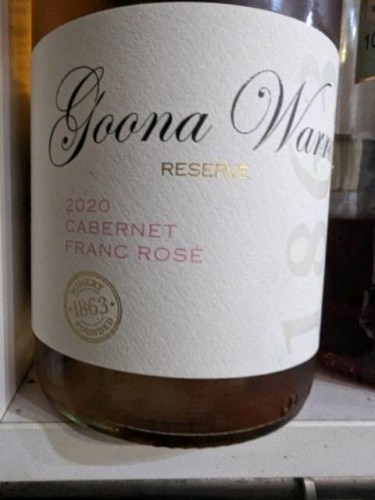 Goona Warra Reserve Cabernet Franc Rosé | Vivino US