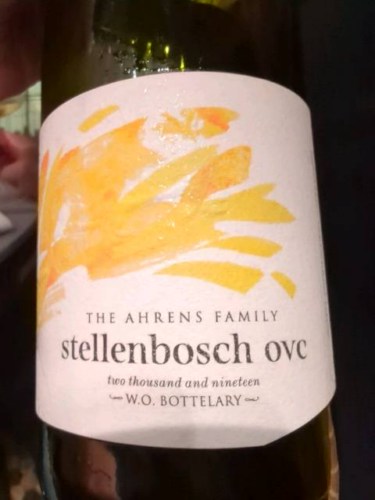 2019 The Ahrens Family Stellenbosch OVC | Vivino US