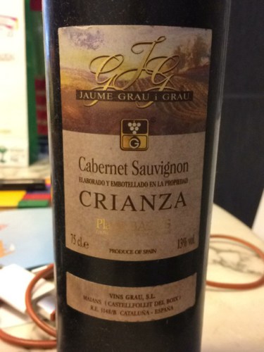 Celler Grau i Grau Jaume Crianza Cabernet Sauvignon | Vivino Canada