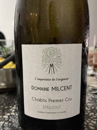 Domaine Milcent Chablis Premier Cru Vaillons | Vivino Français